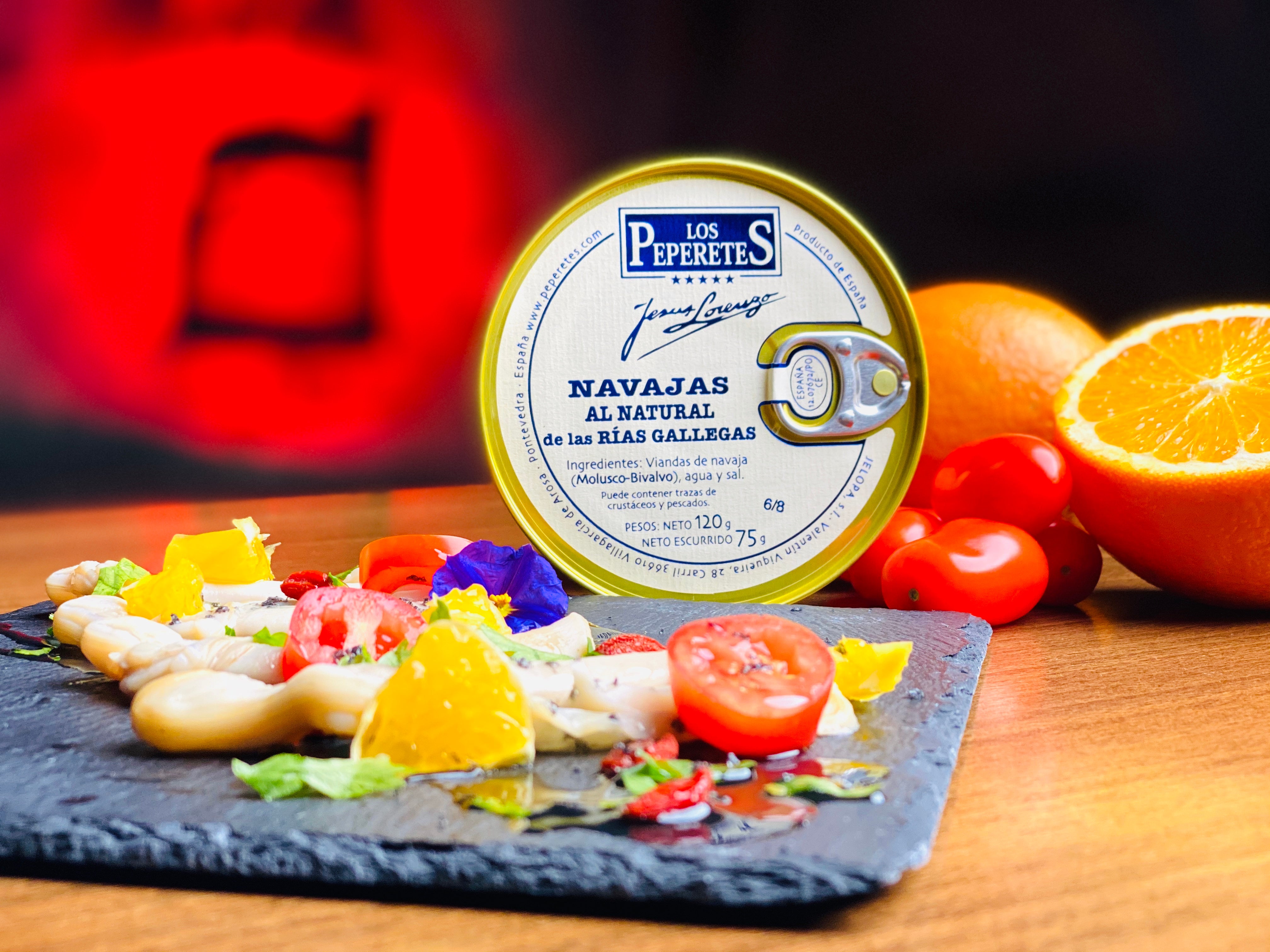 Razor Clams citric salad – The Timeless Tin