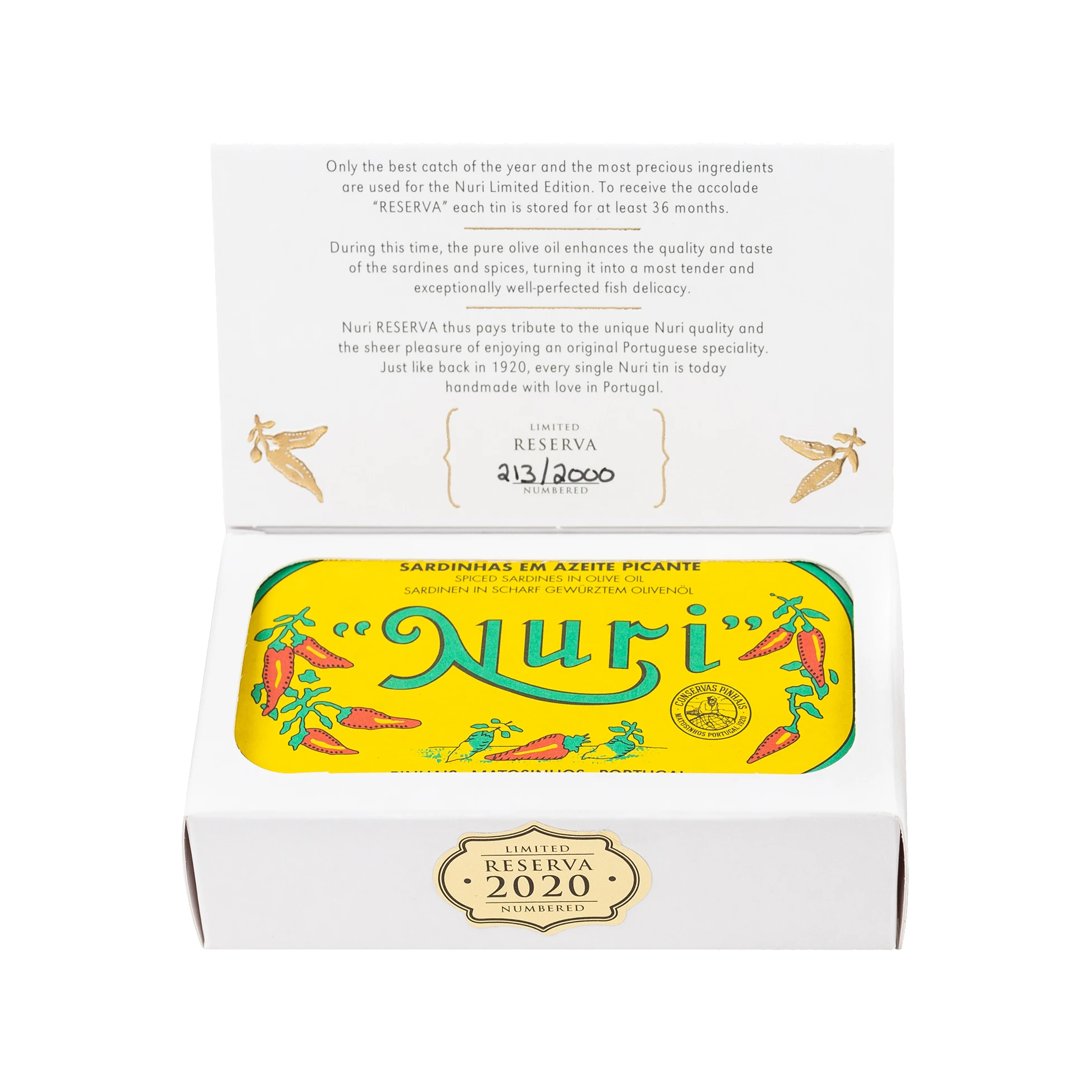 Reserva Sardines 2020 - in Spicy Olive Oil – The Timeless Tin
