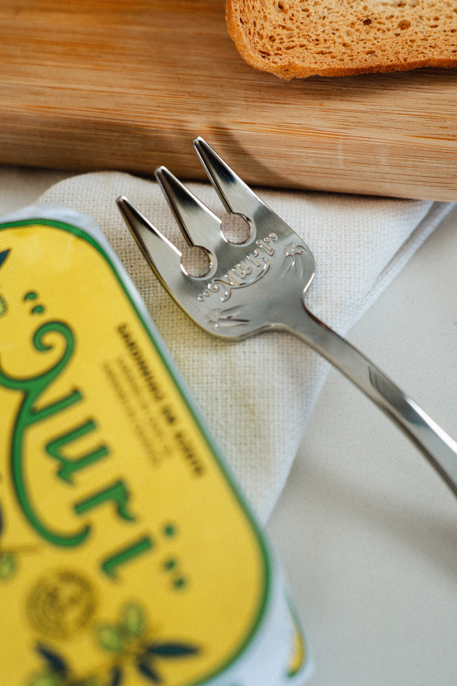 Nuri Sardine Fork - Tinned fish fork – TheTimelessTin